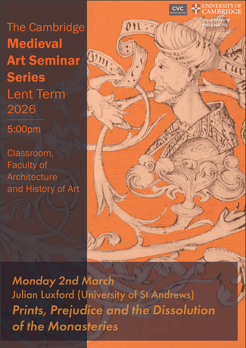 The Cambridge Medieval Art Seminar Series | Department of History of Art